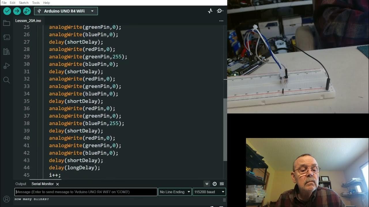 Paul Mcwhorter Arduino Uno R4 Wifi Lesson 20 Youtube
