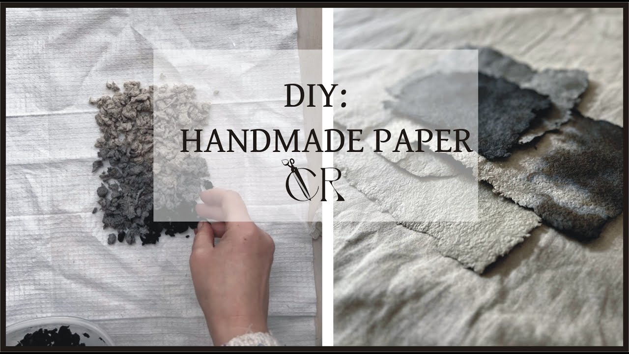 DIY Artistic Handmade Paper from Old Newspapers | Easy Tutorial for ...