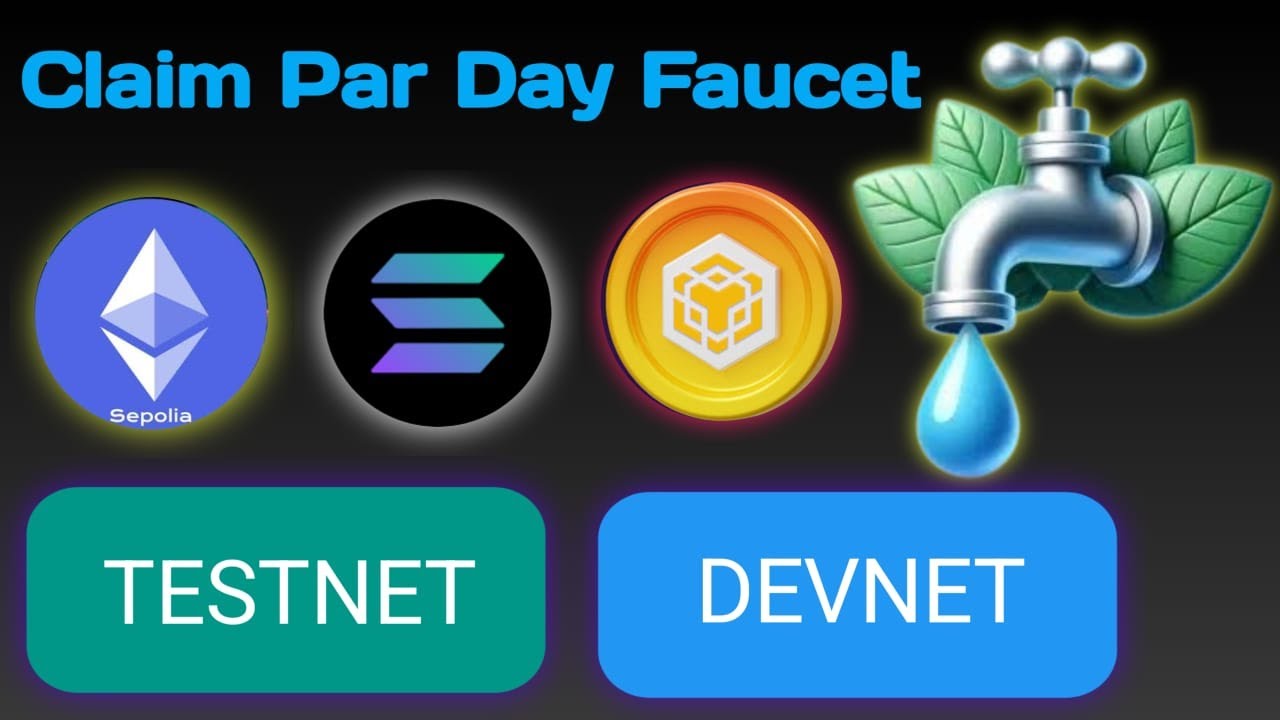 Solana Devnet And Testnet Free | Get Free ETH Sepolia Faucet | Get Free ...