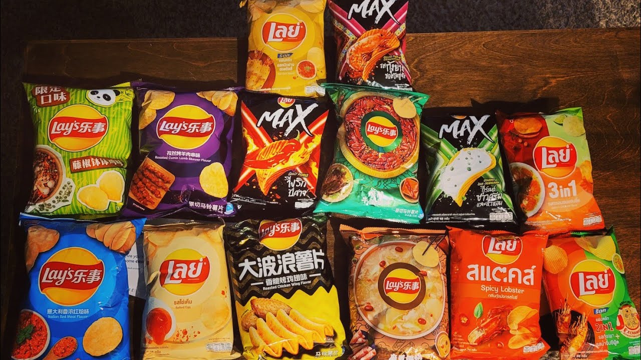 Foreign Lays Chips taste test - YouTube