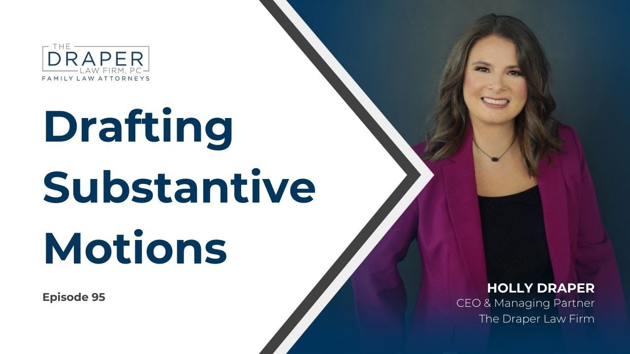 Drafting Substantive Motions - YouTube