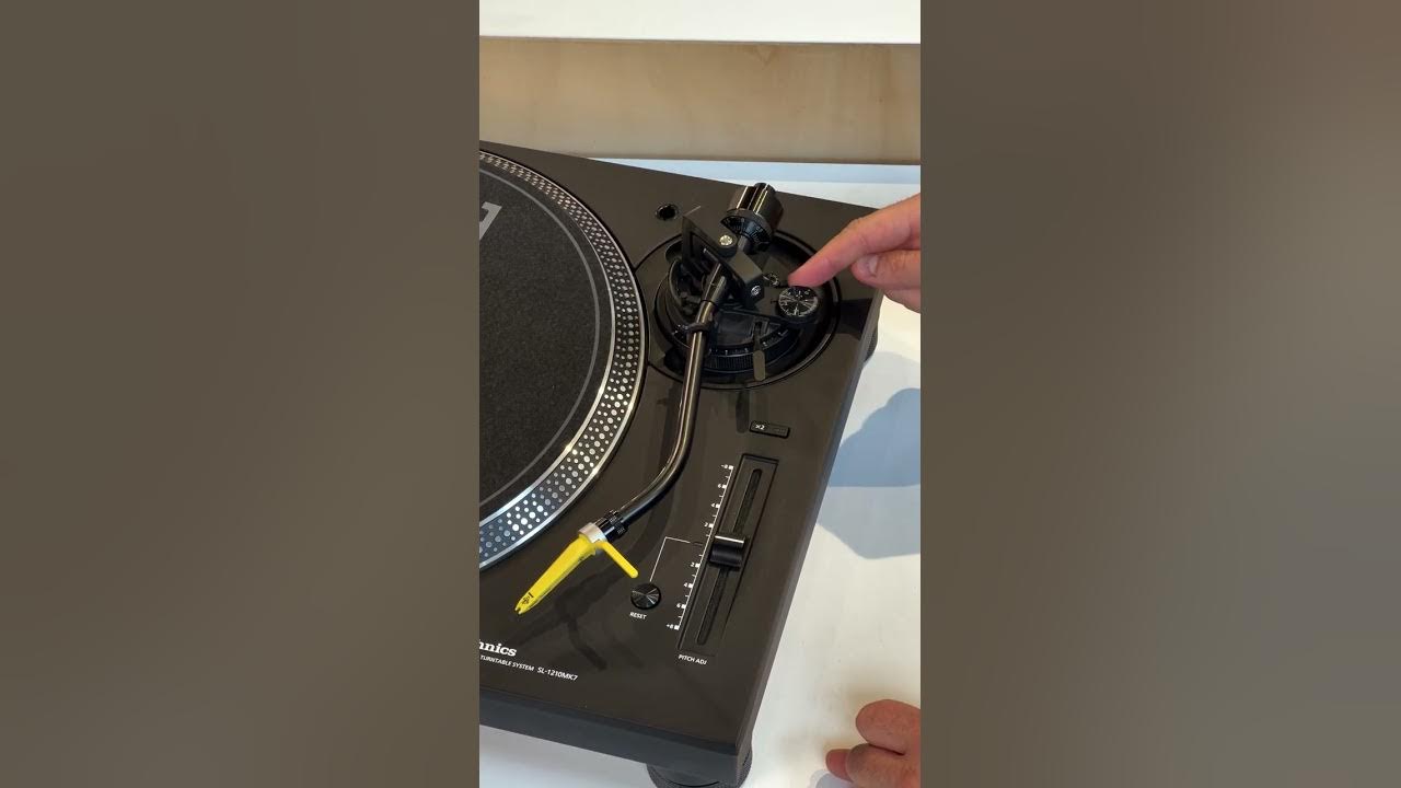 RetroFutur.fr - Tutoriel de réglage pour la platine vinyle Technics SL-1200 MK7 #vinylcommunity ...