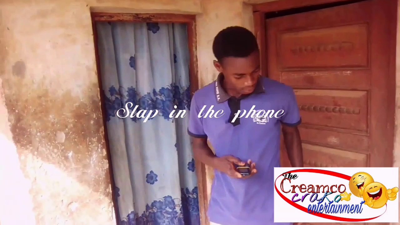 Slap through phone comedy video - YouTube