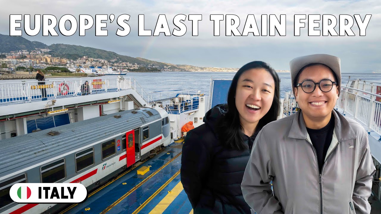 Onboard the Last Train Ferry in Europe (Napoli to Sicily) 🇮🇹 - YouTube