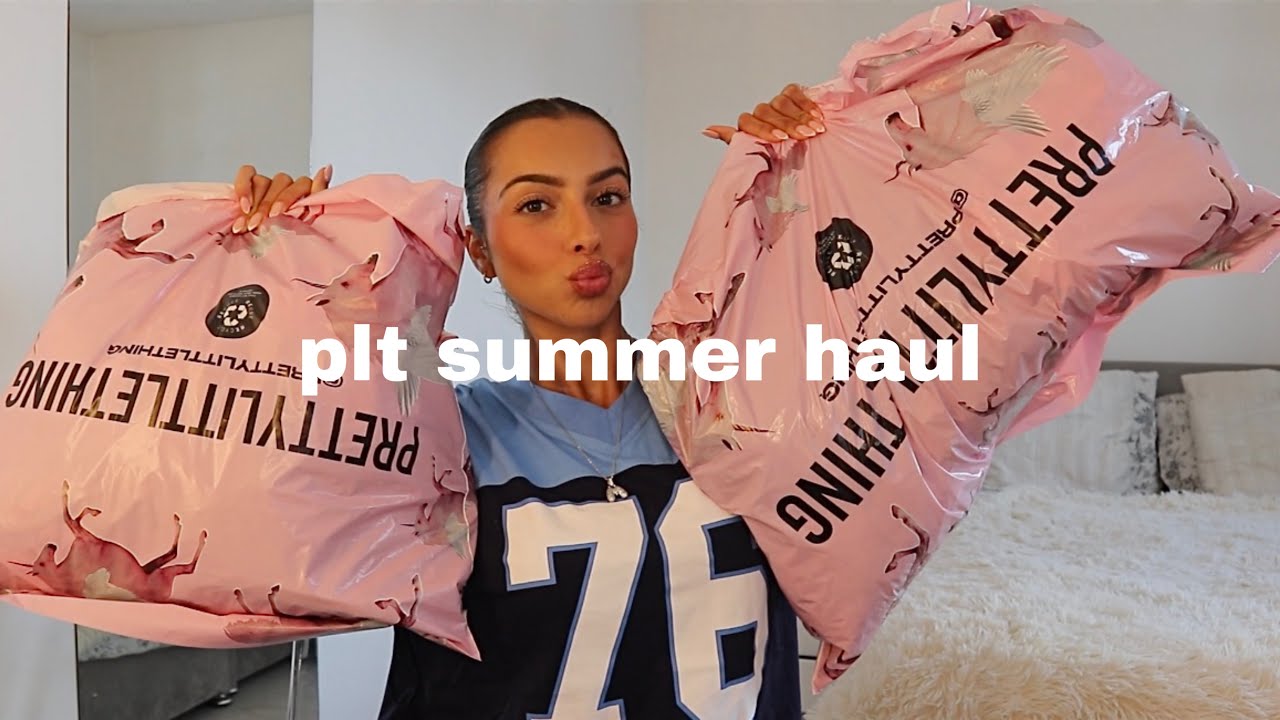hauls | some cute summer bits i picked up from prettylittlething - YouTube