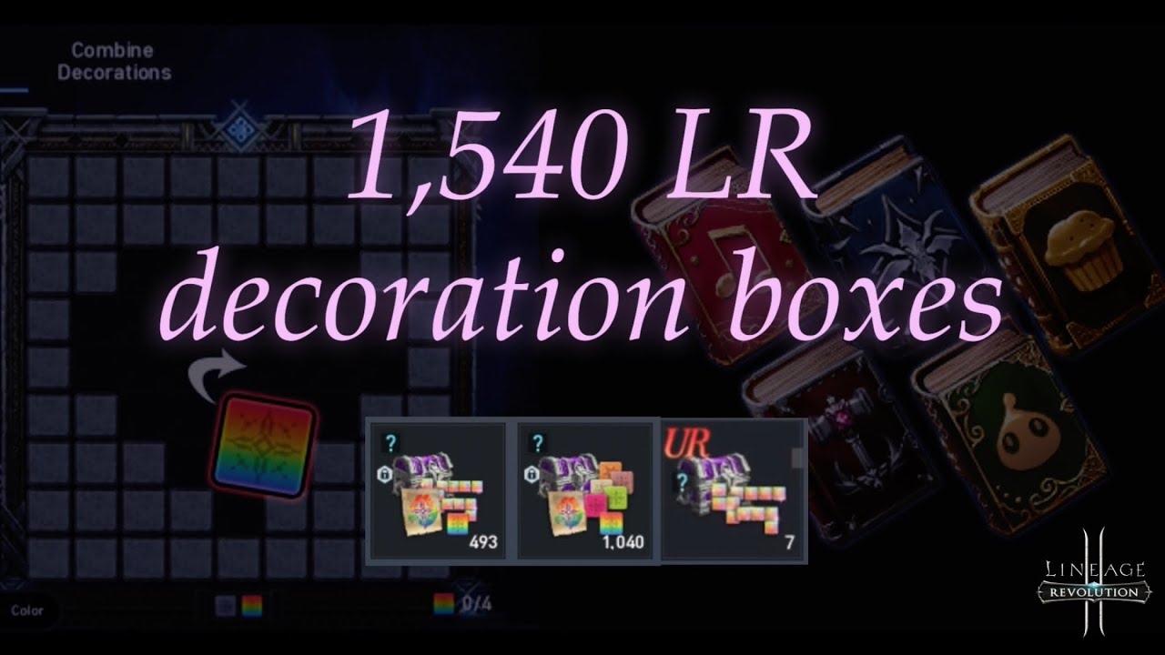 Lineage 2 Revolution: LR decoration update! Placing decorations into ...