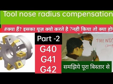 G40 G41 G42 Tool nose radius compensation|CNC OPERATING PROGRAMMING SETTING.CNC VMC TRAINING ...