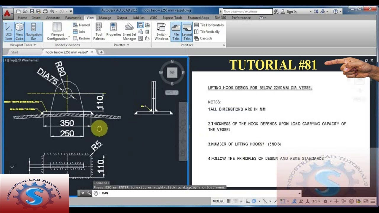 HOW TO DESIGN & PLACE THE LIFTING HOOK IF SHELL DIA IS BELOW 2250 MM ...