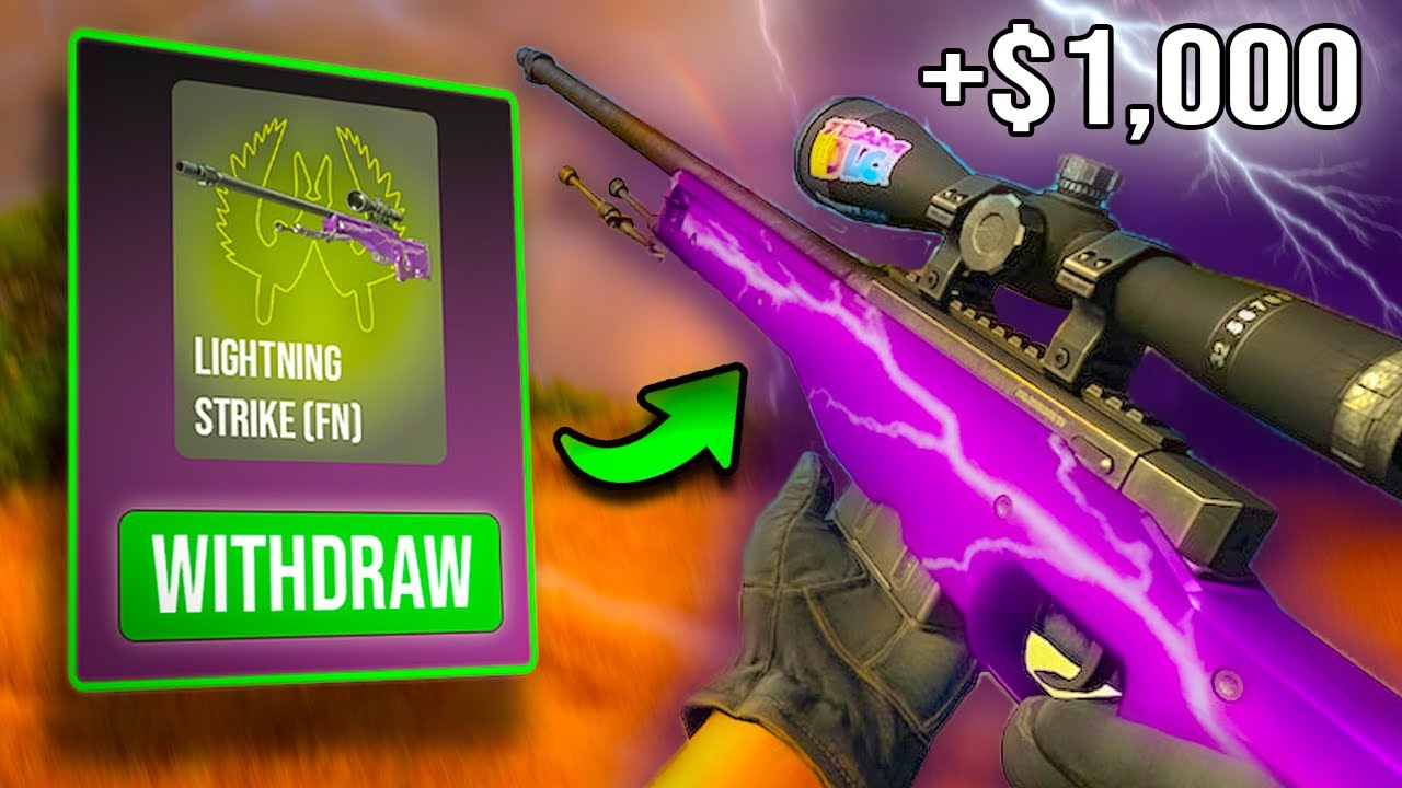 I turned $10 Into An AWP LIGHTNING STRIKE (FN) - YouTube