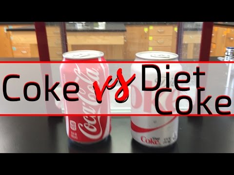 Density - Coke and Diet Coke Density Experiment