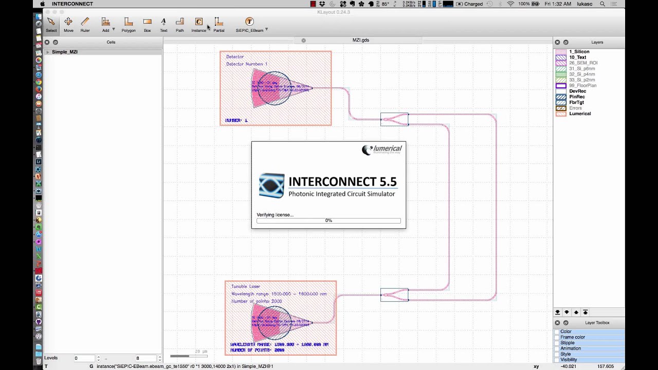 Lumerical INTERCONNECT integration with KLayout - YouTube
