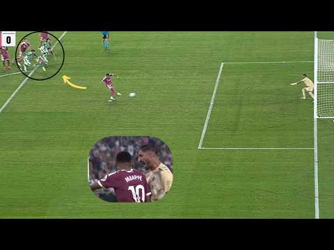 Kylian Mbappé penalty miss vs Real Betis vs Real Madrid, Álvaro Valles clashing with Kylian Mbappé