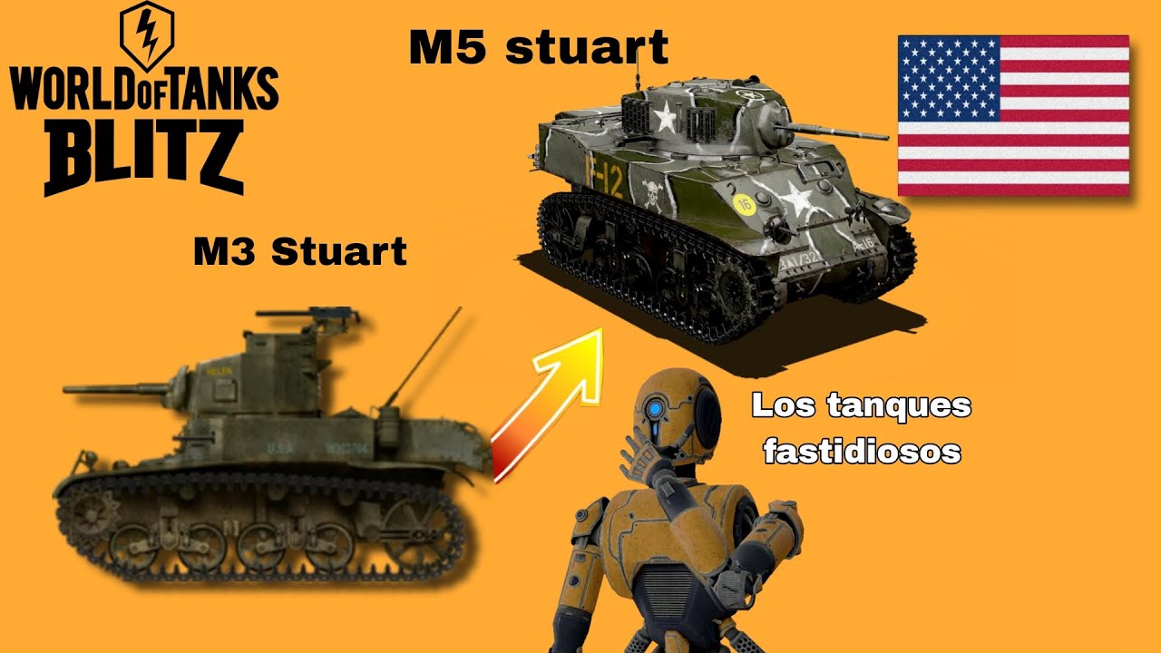 Wot Blitz | partidas con el M3 Stuart hasta el M5 stuart | Hora de ser ...