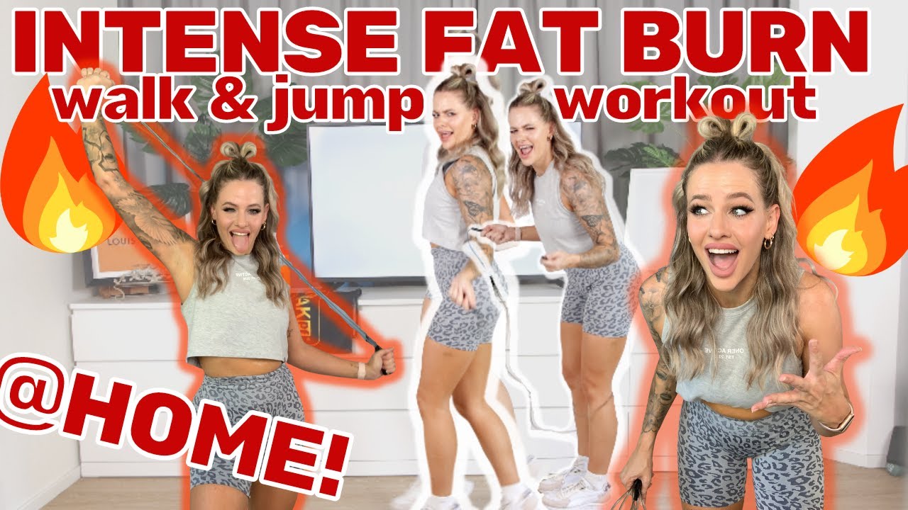 INTENSE FAT BURN Jumping & Walking Workout NO REPEATS | walk with kandy ...