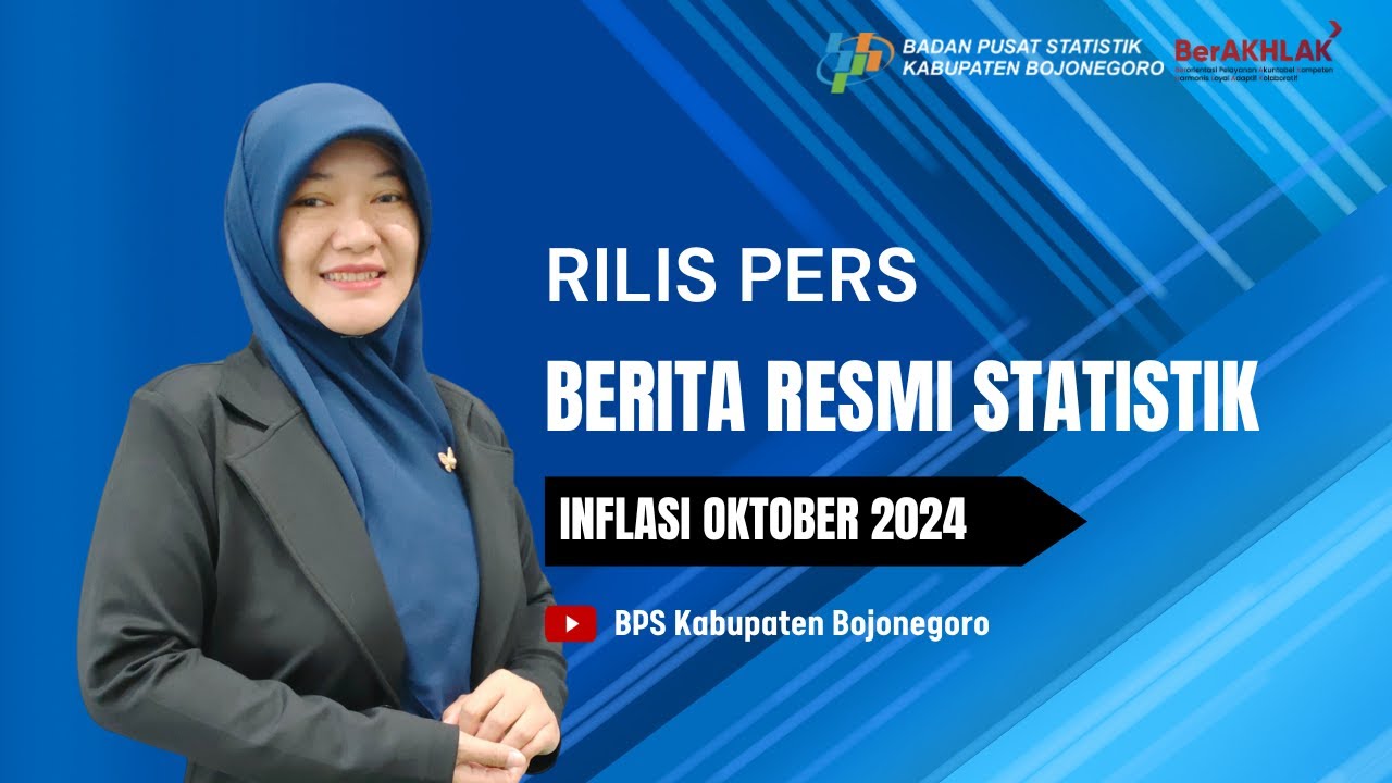 [RILIS BPS] Rilis Data Inflasi Oktober 2024 Kabupaten Bojonegoro - YouTube