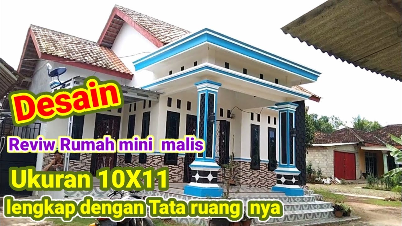 contoh Rumah mini malis ukuran 10X11 lengkap dengan tata ruang nya ...