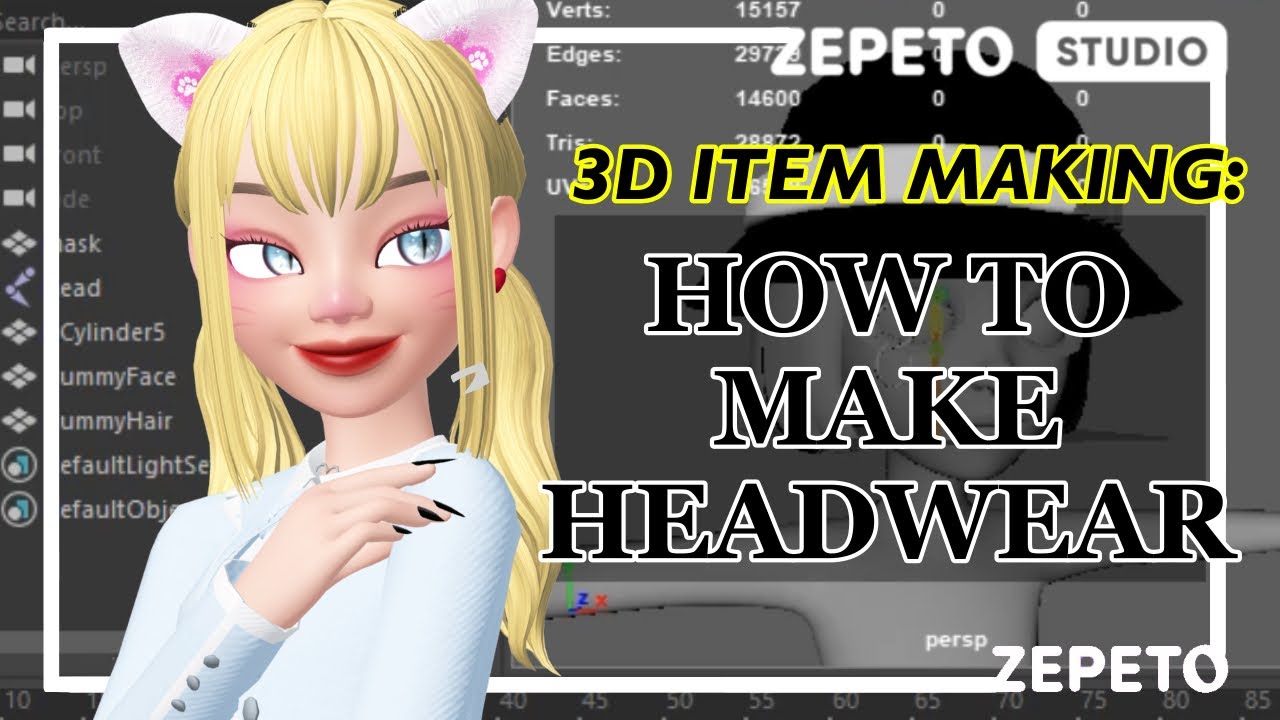 CREATE How To Make Headwear In ZEPETO Modelling To Rigging Using create-how-to-make-headwear-in-zepeto-modelling-to-rigging-using