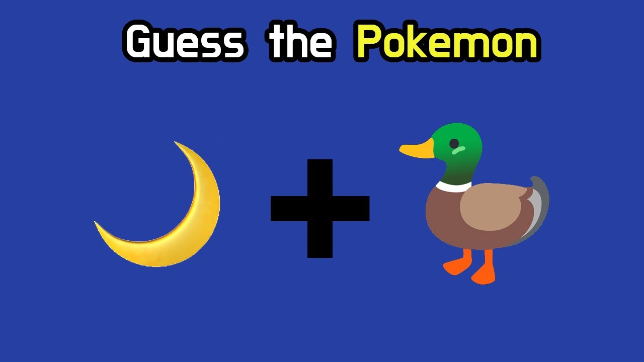 Can you guess the POKÉMON by emoji? | Pokemon Jeopardy - YouTube