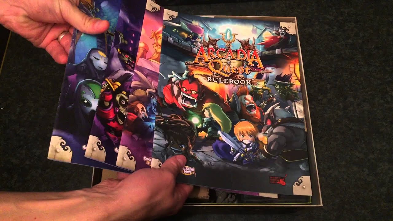 Arcadia Quest - All in one box! - YouTube