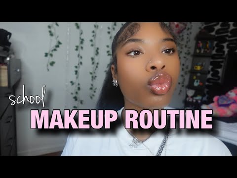 MY REALISTIC SCHOOL MAKEUP | grwm makeup edition | - YouTube