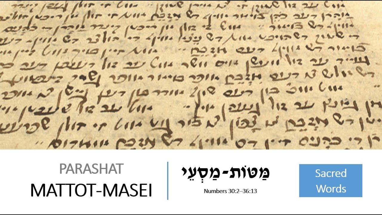 [42-43] Parashot Mattot-Masei: Sacred Words - YouTube