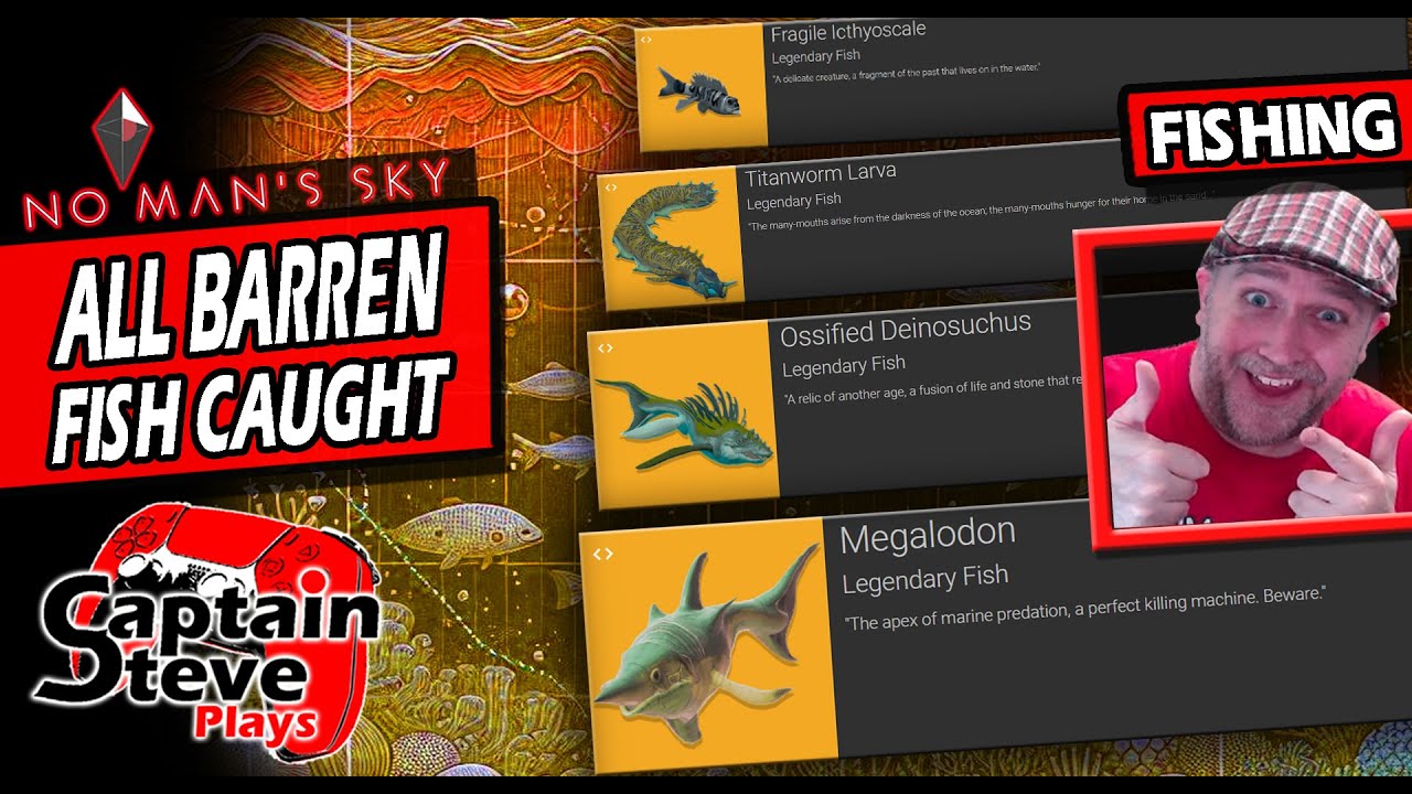 Barren Biome Fish All Caught - No Man's Sky - Ultimate Fishing Guide ...