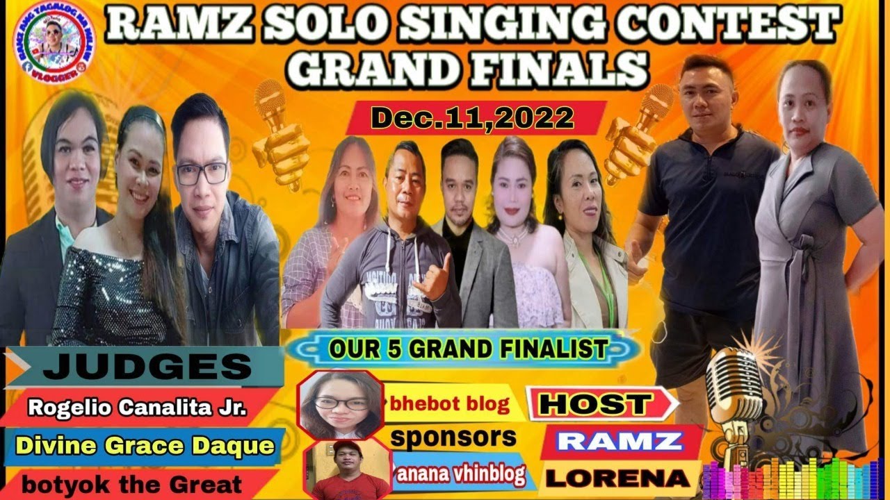 RAMZ SOLO SINGING CONTEST GRAND FINALE(Good luck finalist) - YouTube