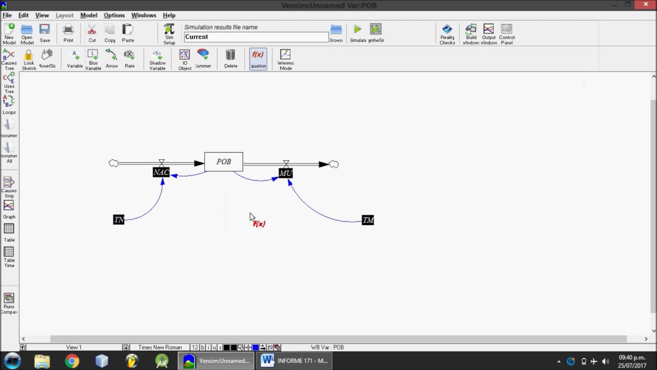 Tutorial de Vensim Basico(ejemplo poblacional) - YouTube