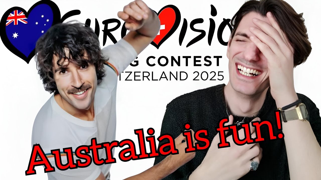 Reacting to Go-Jo and "Milkshake Man" | Australia Eurovision 2025 - YouTube