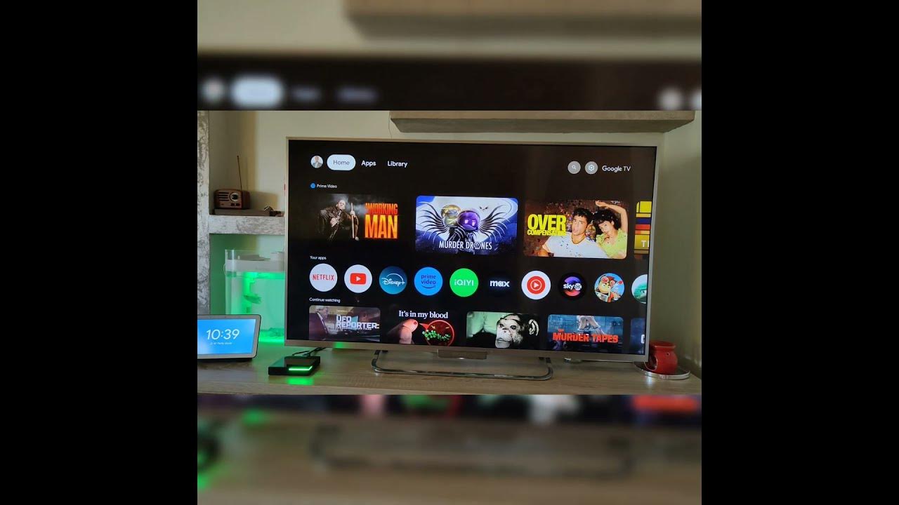 Google TV User Interface on Ugoos SK2 Google TV Box #shortvideo - YouTube
