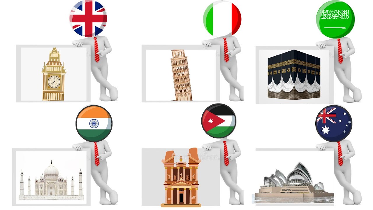 MONUMENTS OF COUNTRIES || Famous monuments || Monuments of world ...