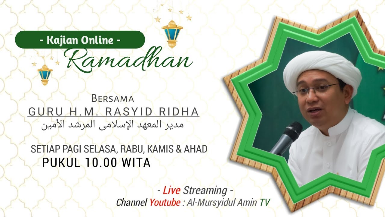 [LIVESTREAM] Part 23 Kajian kitab ASRARUS SHAUM (Rahasia Puasa) | Tuan ...