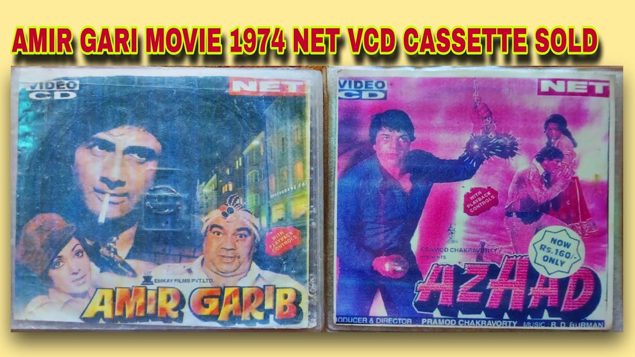 AMIR GARIB MOVIE 1974 NET VCD CASSETTE SOLD GUJARAT TO IMPHAL # ...