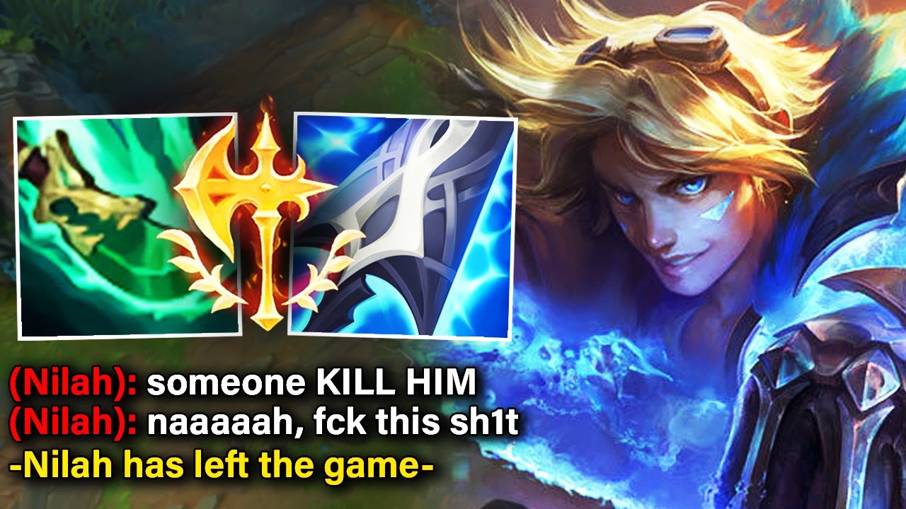 New Season 13 Blue Ezreal Build makes enemy team quit the game (LMFAO ...