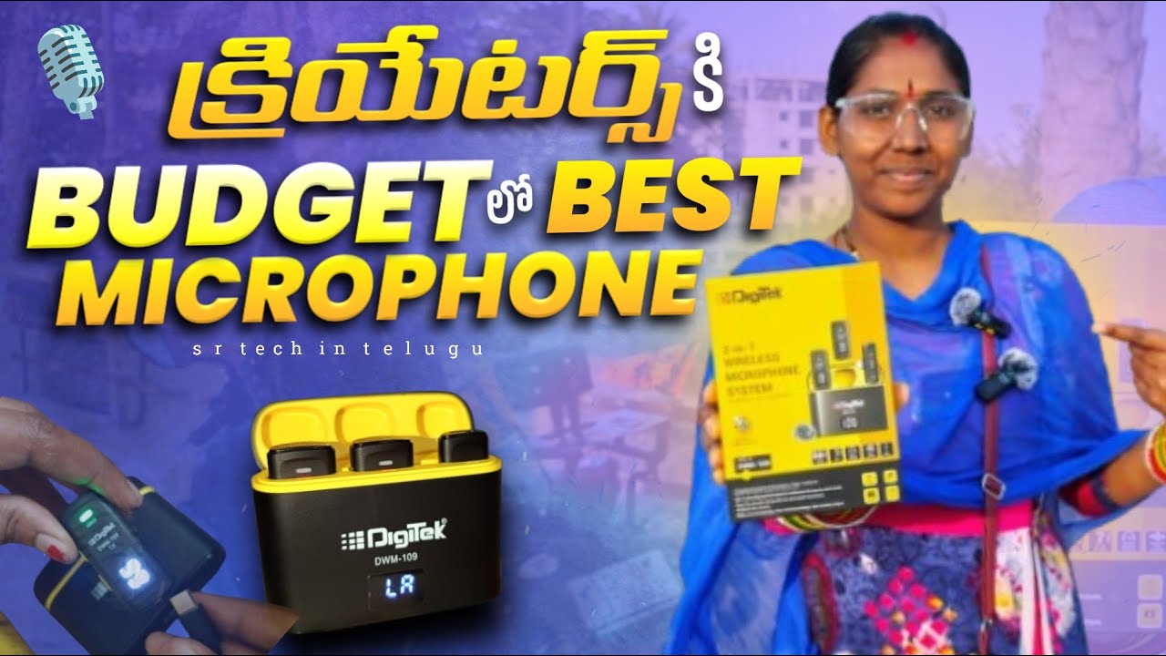 Best Wireless Microphone For Creators in Telugu 2025 || Begginers కి ...
