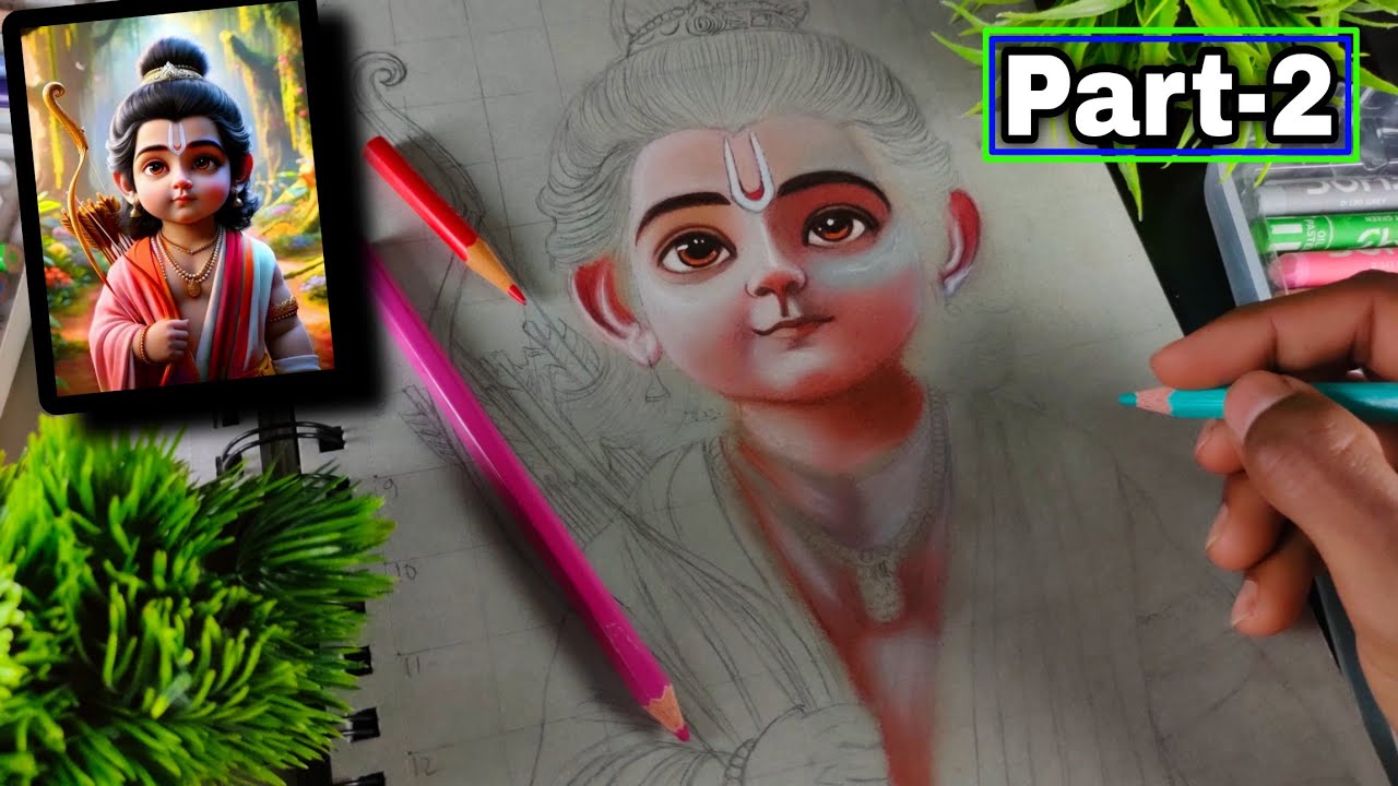🚩ram navami drawing|ram navami|easy ram navami drawing|ram navami ...