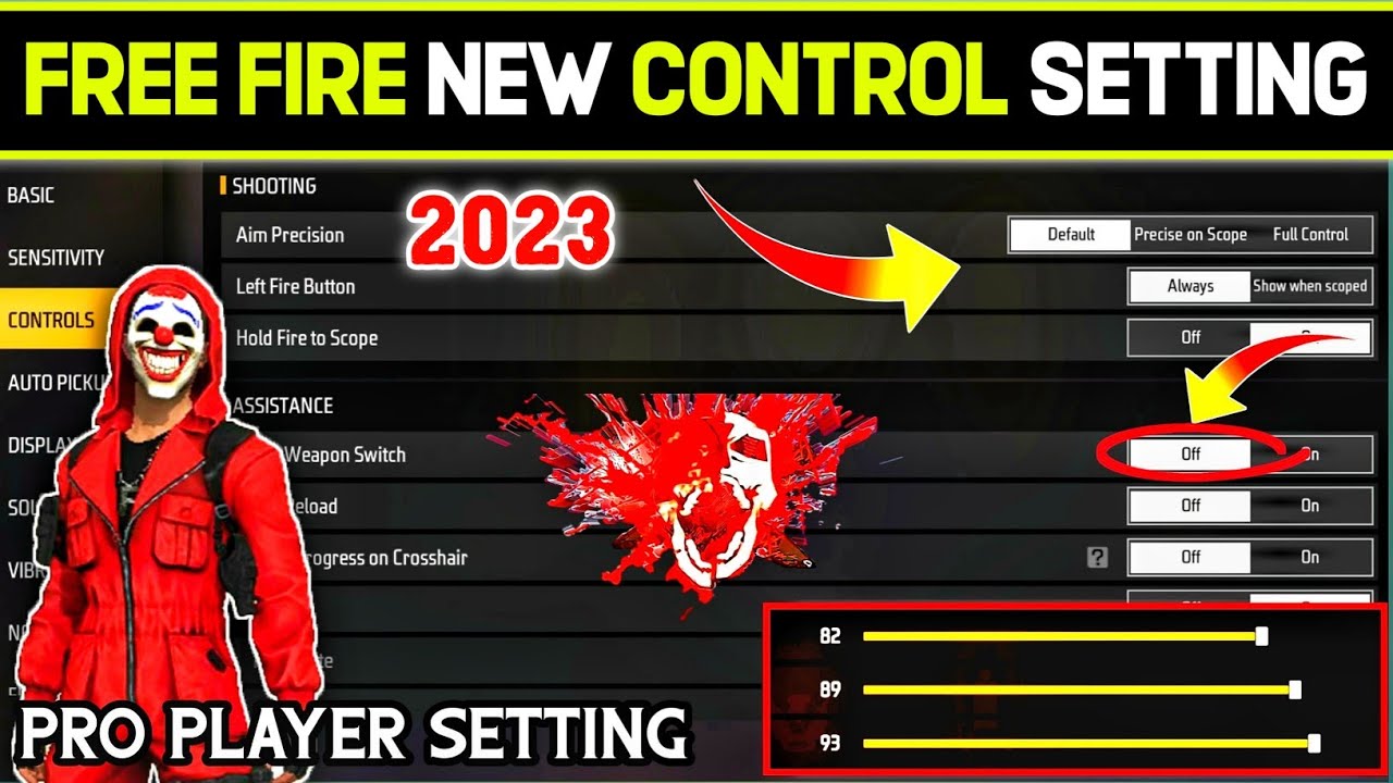 Free fire new control setting 2023 | Control setting free fire max ...