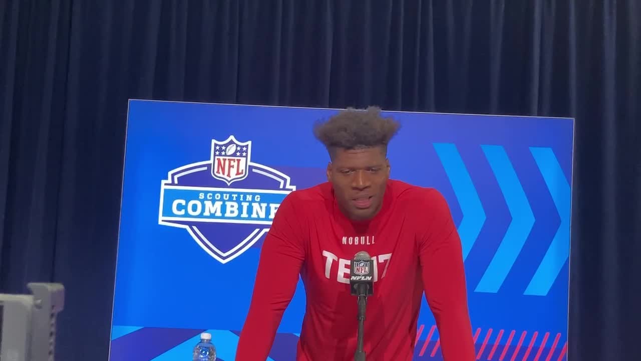 Darnell Washington TE on James Cook - YouTube