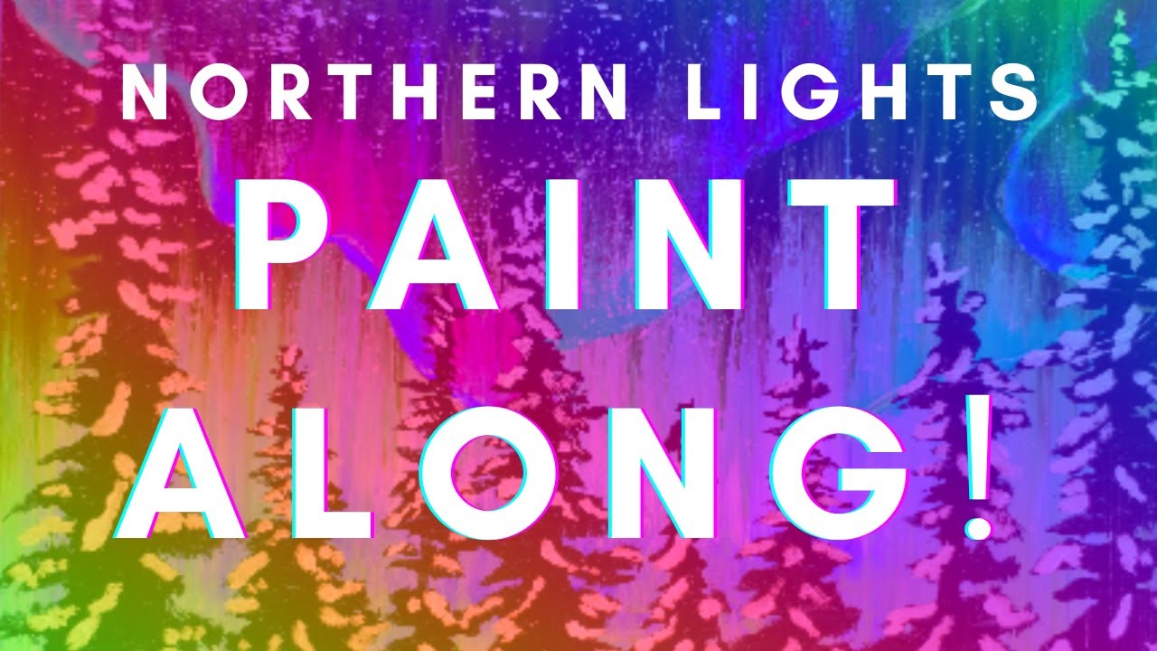 PAINT ALONG in acrylic paint - YouTube