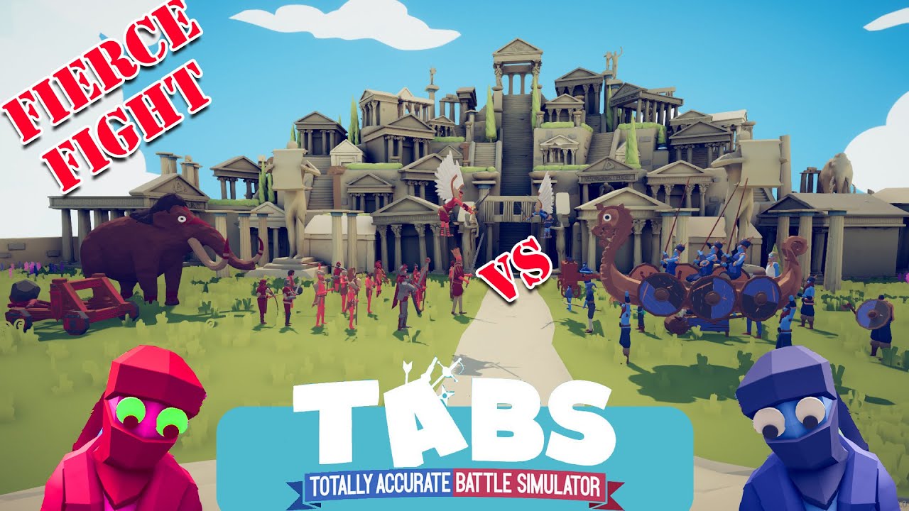 Fierce fight _Totally Accurate Battle Simulator tabs - YouTube