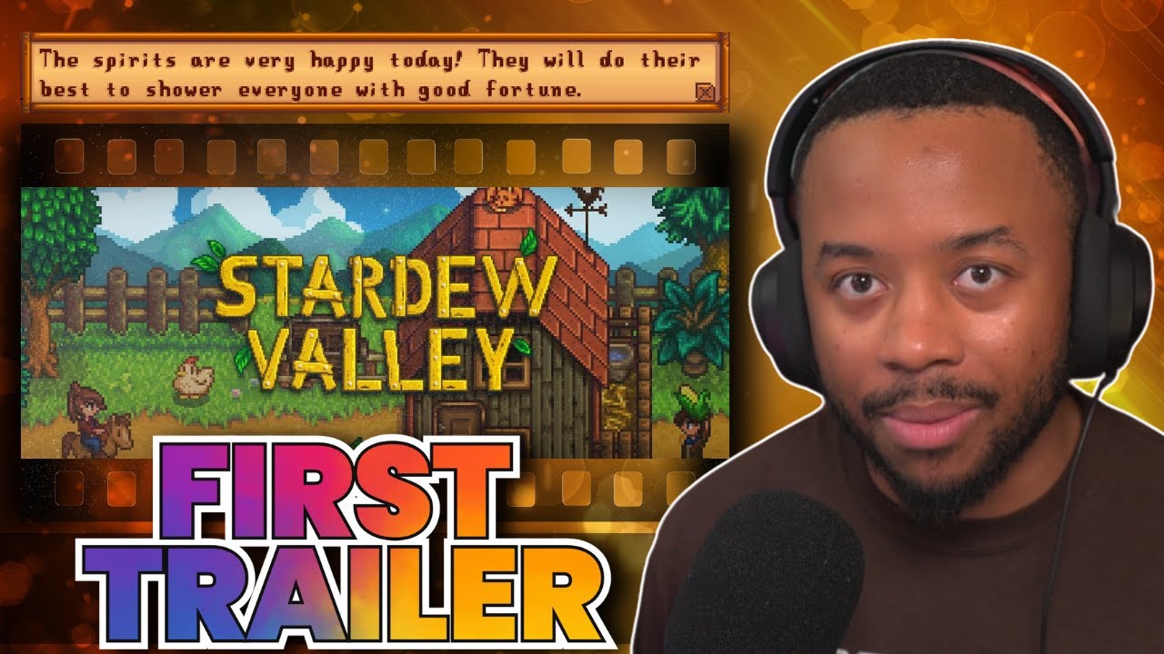 I Watched the FIRST EVER Stardew Valley Trailer | Stardew Valley ...