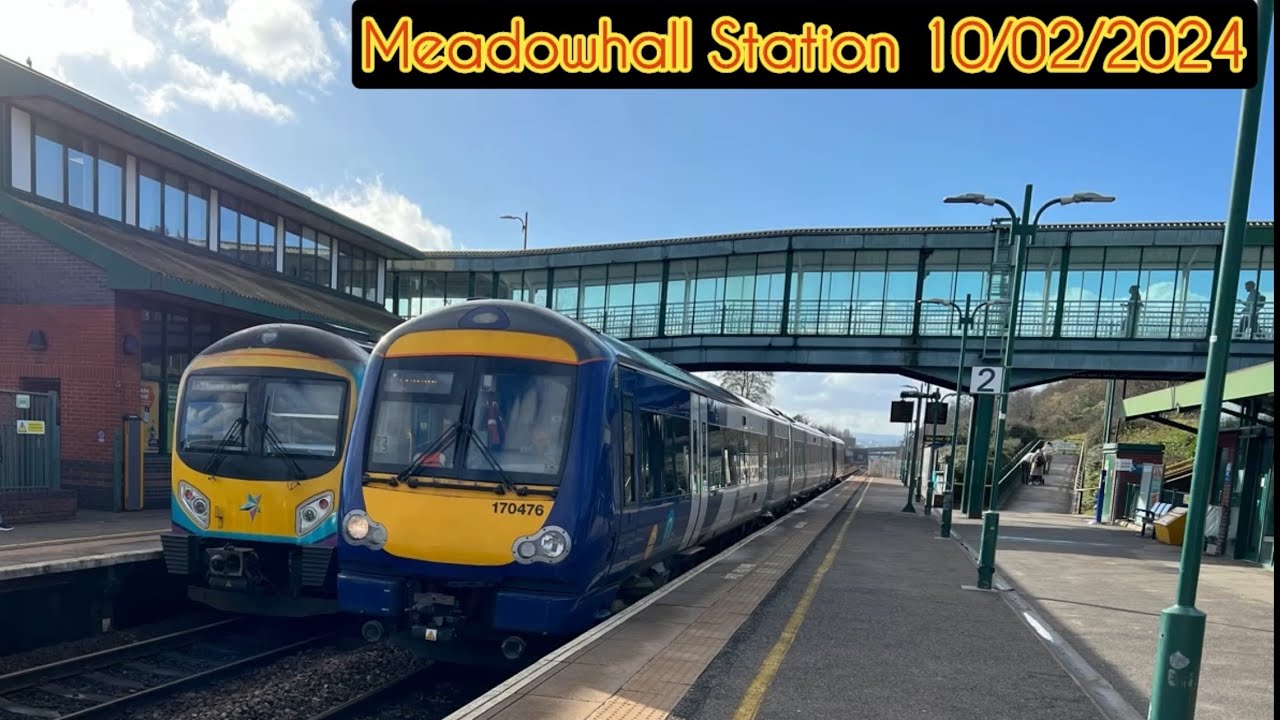 Trains at Meadowhall Station 10/02/2024 - YouTube