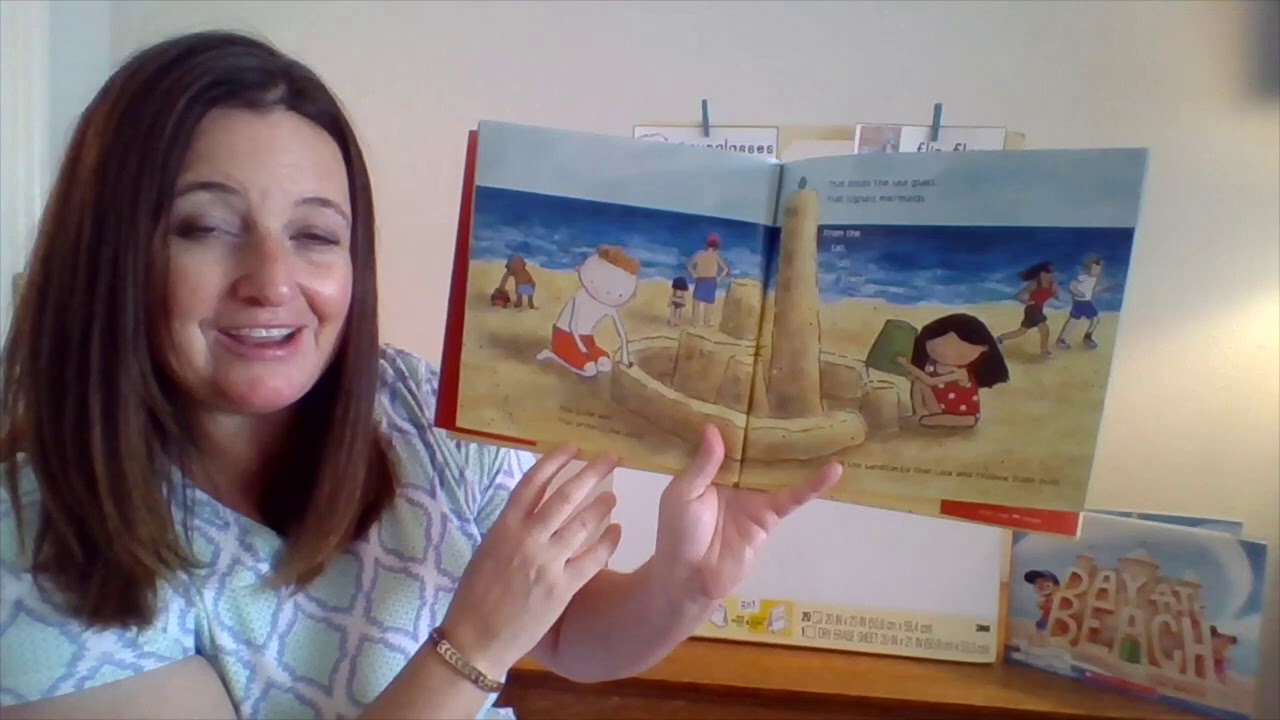 Reading The Sandcastle That Lola Built with Ms. Michelle - YouTube