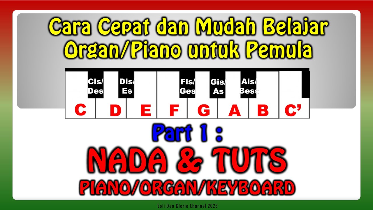Ternyata Simpel Banget!! Ini Dia Nada dan Tuts Piano/Keyboard/Organ ...