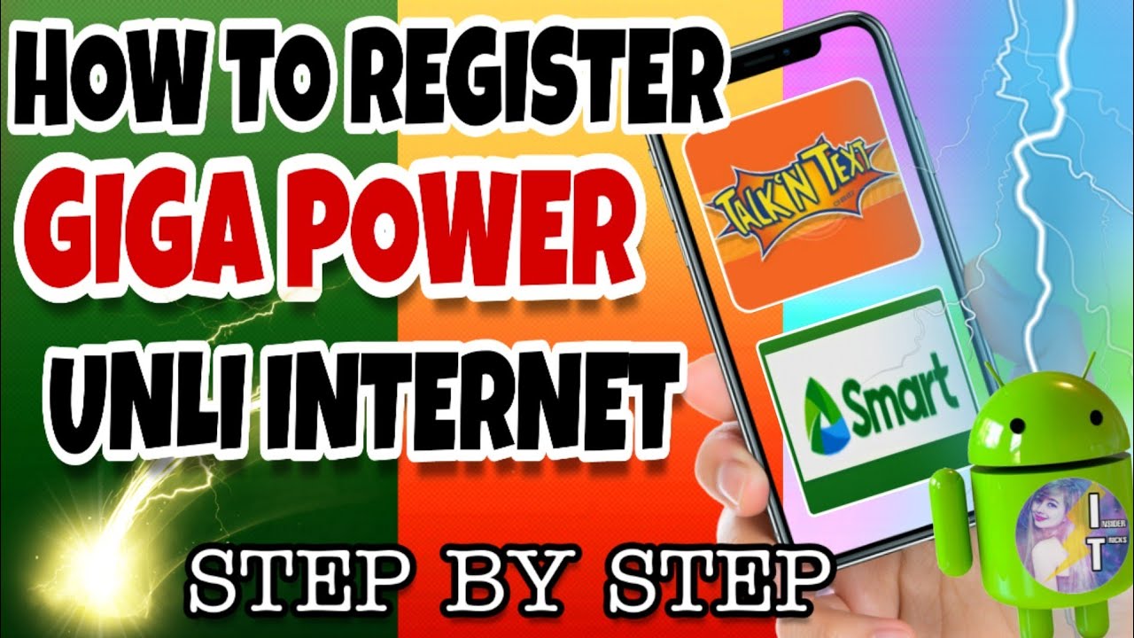 HOW TO REGISTER GIGA POWER ON SMART & TALK N'TEXT 2022 | STEP BY STEP ...