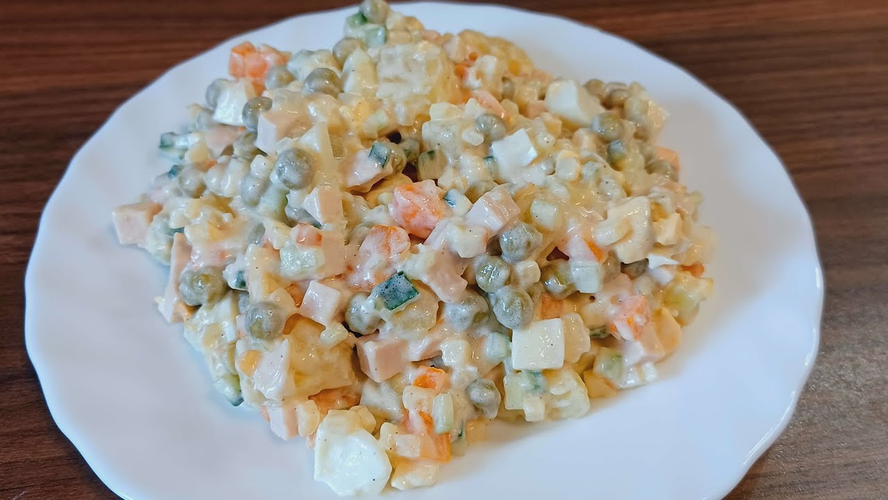 ОЛИВЬЕ - "ФАВОРИТ" SEHR BELIEBT - dieser Salat sollte an Feiertagen # ...