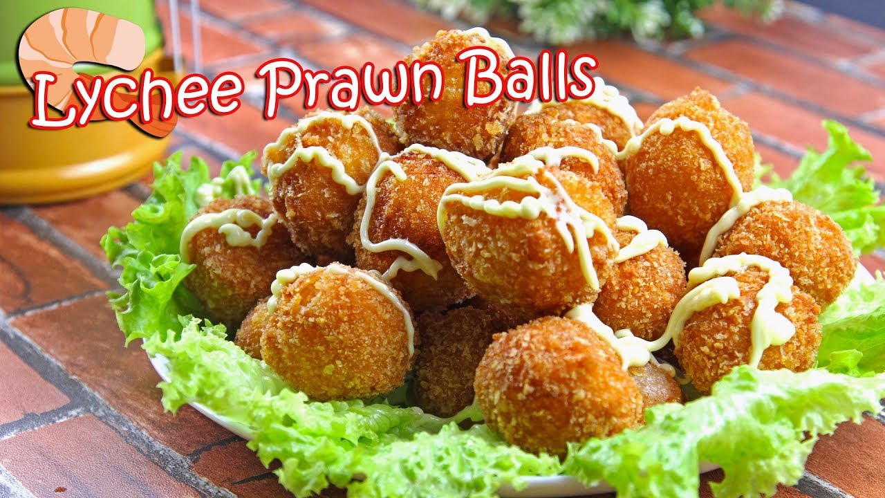 How To Make Lychee Prawn Balls | Share Food Singapore - YouTube