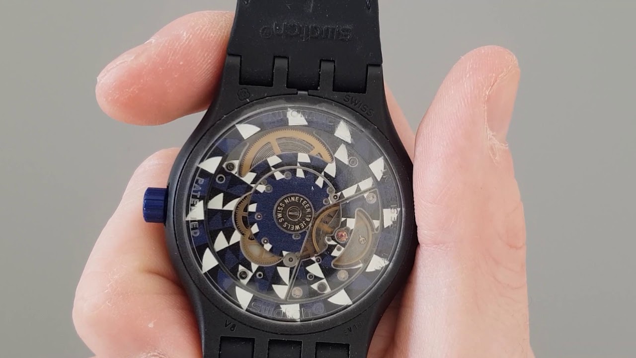 Swatch Sistem 51 Automatic Watch Review - first of it's kind! - YouTube