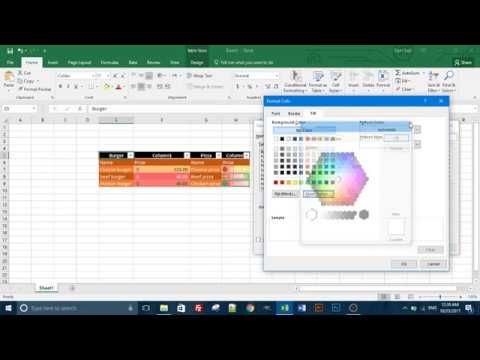 Microsoft Excel Tutorial Bangla 5 - Cell formatting - YouTube