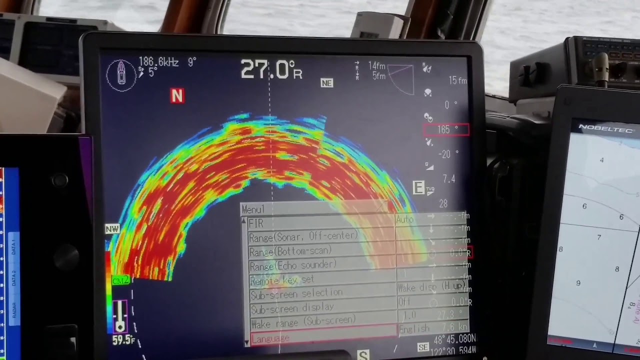 Thử nghiệm máy dò quét sonar KODEN KDS-6000BB Kỹ thuật số - Đa tần số - YouTube